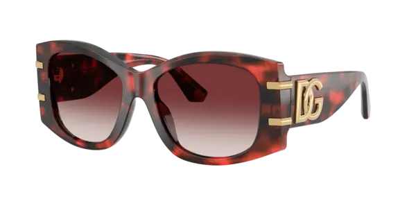 Dolce & Gabbana Dg4501 Sunglasses - Clear Gradient Dark Brandy