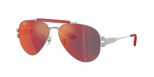 Ray-ban Scuderia Ferrari Collection Sunglasses - Dark Grey Mirror Blue,red