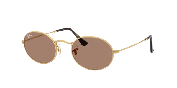 Ray-ban Oval Metal Sunglasses - Light Violet