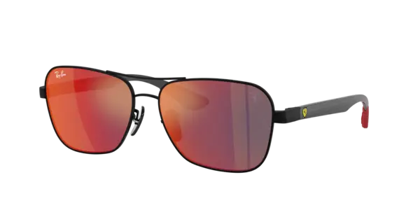 Ray-ban Scuderia Ferrari Collection Sunglasses - Dark Grey Mirror Blue,red