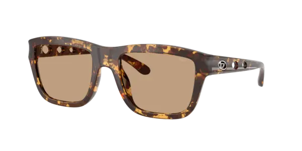 DIESEL® Square Frame Sunglasses - Solid Brown