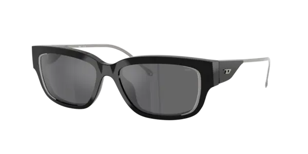 DIESEL Dl2002mu Sunglasses - Grey Silver Mirror