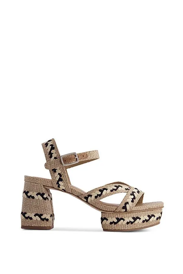 Bernardo Liana Raffia Heels