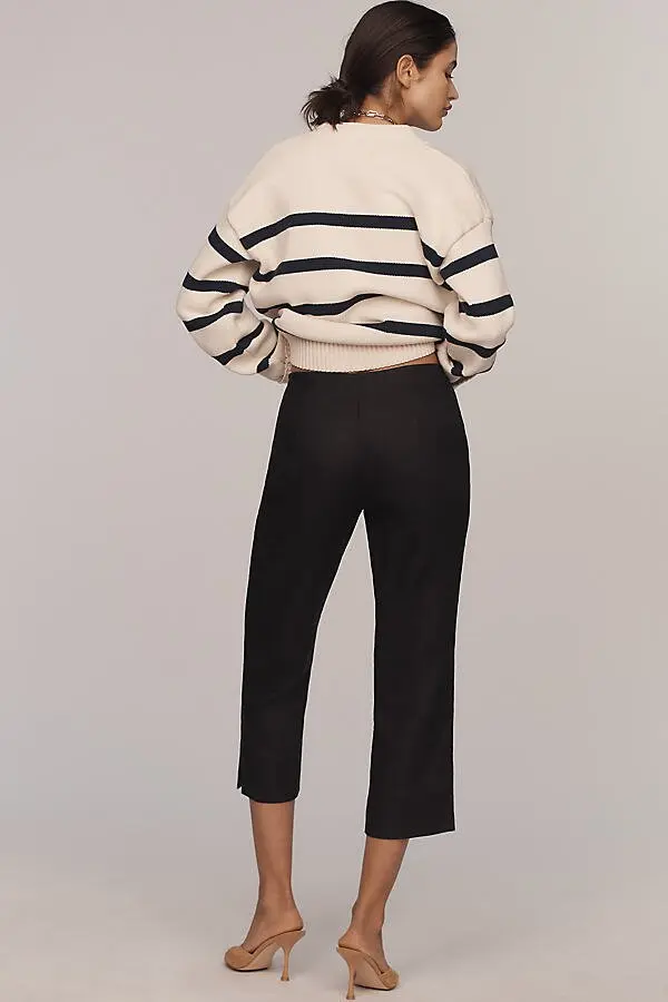 REFORMATION Petra Linen Pedal Pusher Pants