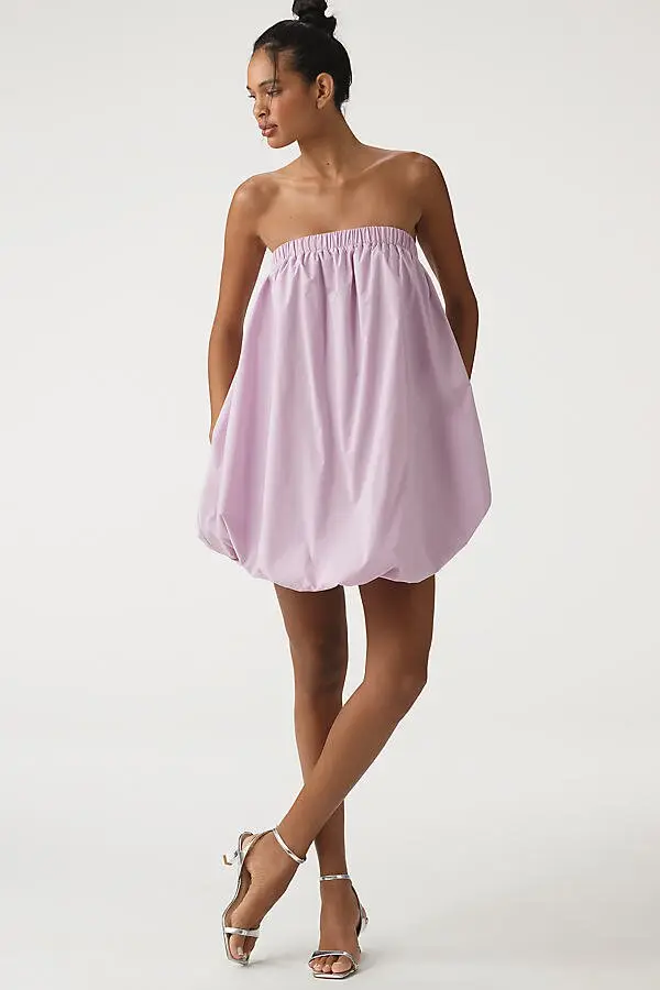 Endless Rose Strapless Bubble Mini Dress - Lilac