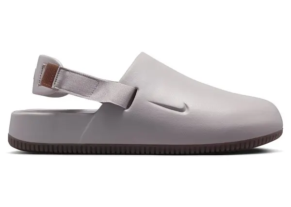 Nike Calm Mule - College Grey/gum Medium Brown