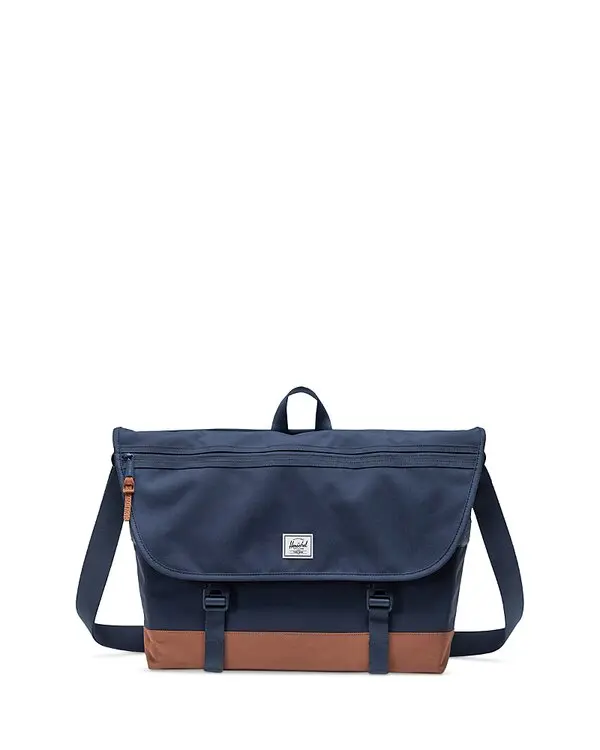 Herschel Supply Co. Cove Messenger Bag - Navy Saddle Brown