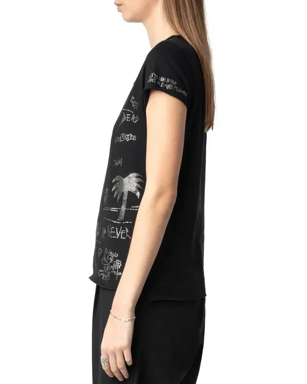 Zadig&Voltaire Tunisien Rhinestone Tee