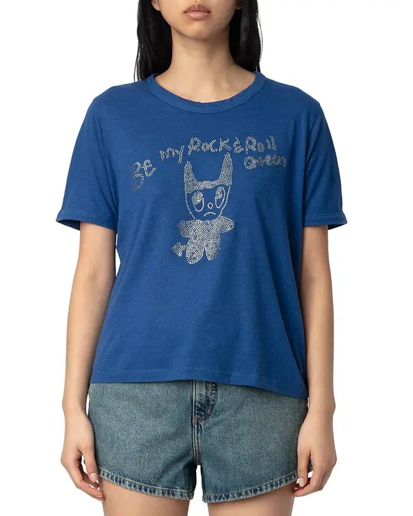 Zadig&Voltaire Woos Rock Devil Ringer Tee