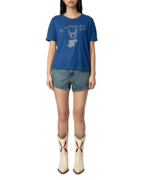 Zadig&Voltaire Woos Rock Devil Ringer Tee