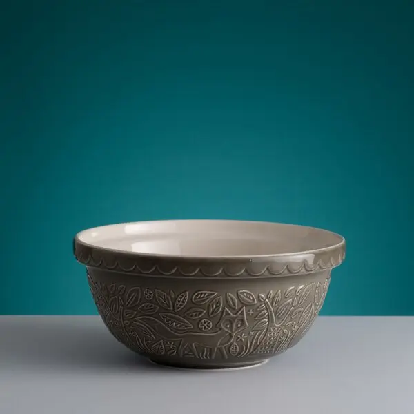 MASON CASH In The Forest Fox Mixing Bowl - Gray