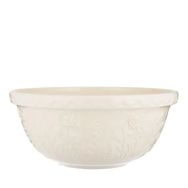 MASON CASH In The Meadow Cream Rose Mixing Bowl - Open White