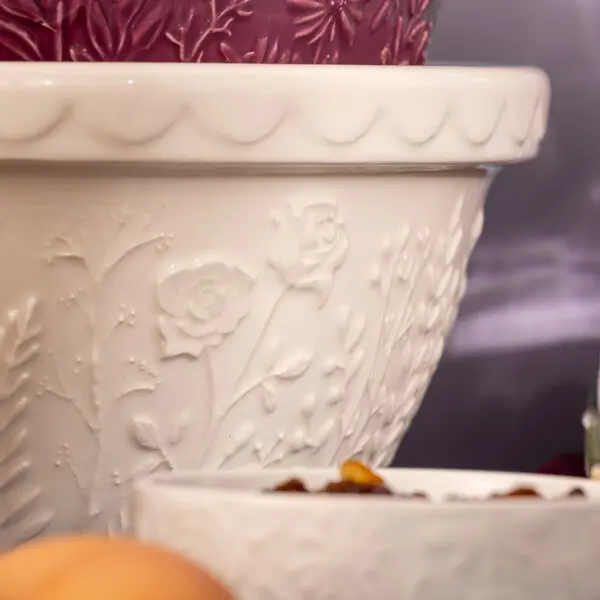 MASON CASH In The Meadow Cream Rose Mixing Bowl