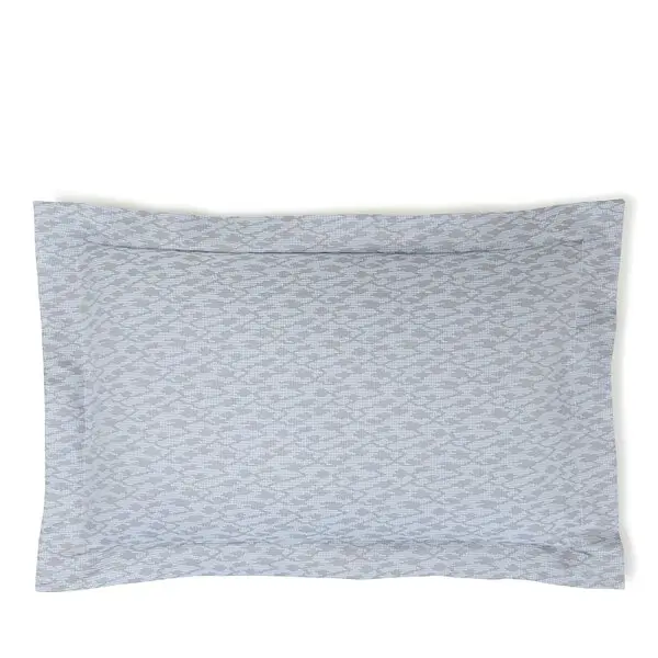 Frette Pixel Standard Sham Exclusive - Azure/grey Cliff