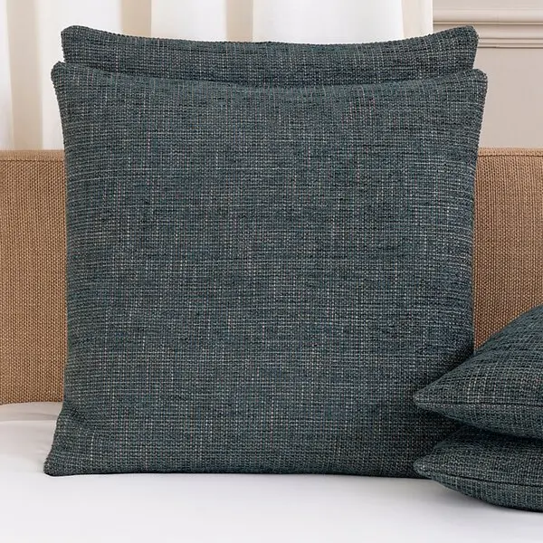 Frette String Decorative Pillow Cover - Deep Teal