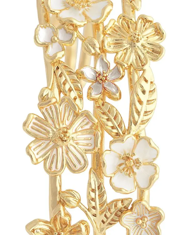 ANABEL ARAM Bloom Triple Row Cuff Bracelet