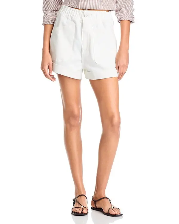 Aqua Denim Shorts