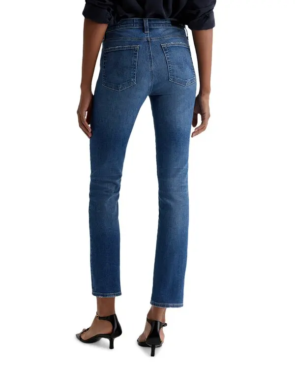 Ag Mid-rise Straight Leg Jeans