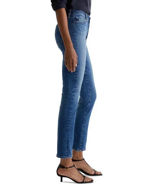 Ag Mid-rise Straight Leg Jeans