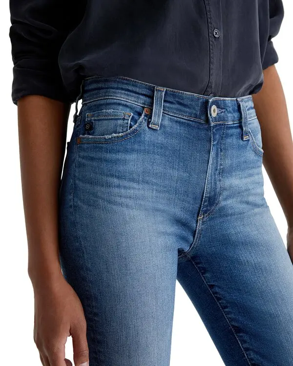 Ag Mid-rise Straight Leg Jeans