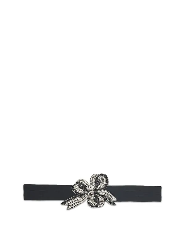 Gerard Darel Luce Embellished Bow Belt