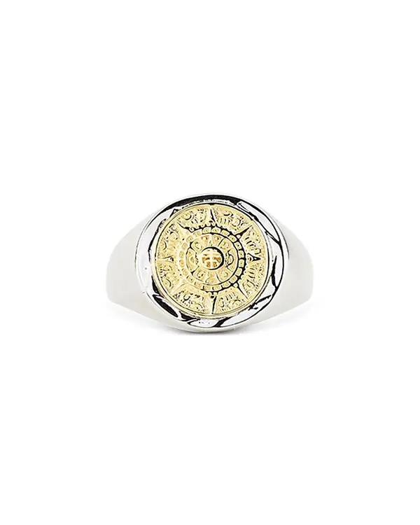 SERGE DENIMES Compass Ring - Silver