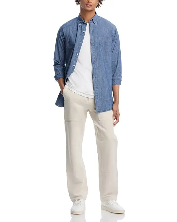 Peter Millar Tamworth Chambray Cotton Stretch Sport Shirt