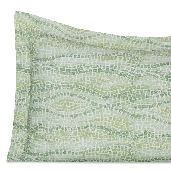 SFERRA X Scalamandre Cobblestones Euro Sham - Willow