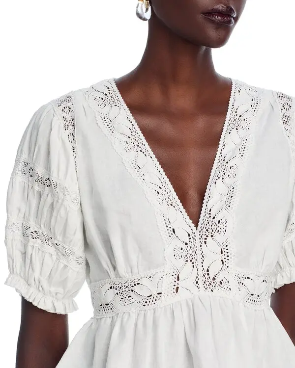 Aqua Lace Blouse