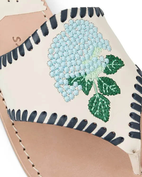 Jack Rogers Hydrangea Sandals - Ivory Multi