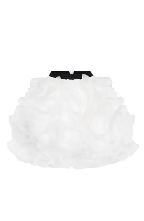 MILLA Organza Floral Mini Skirt