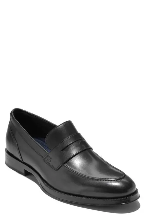 Cole Haan Carnegie Penny Loafer - Black /black
