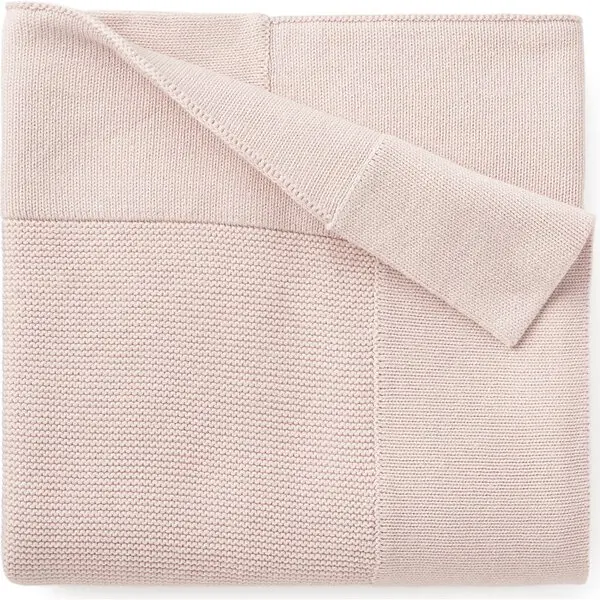 ELEGANT BABY Cotton Knit Blanket - Light Pink