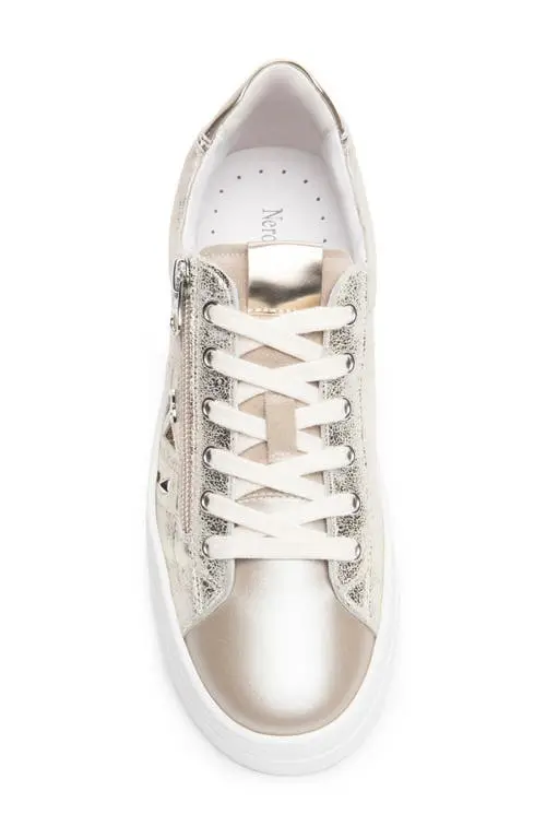 NEROGIARDINI Metallic Platform Sneakers