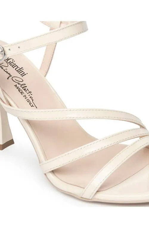 NEROGIARDINI Ankle Strap Heeled Sandals - Beige