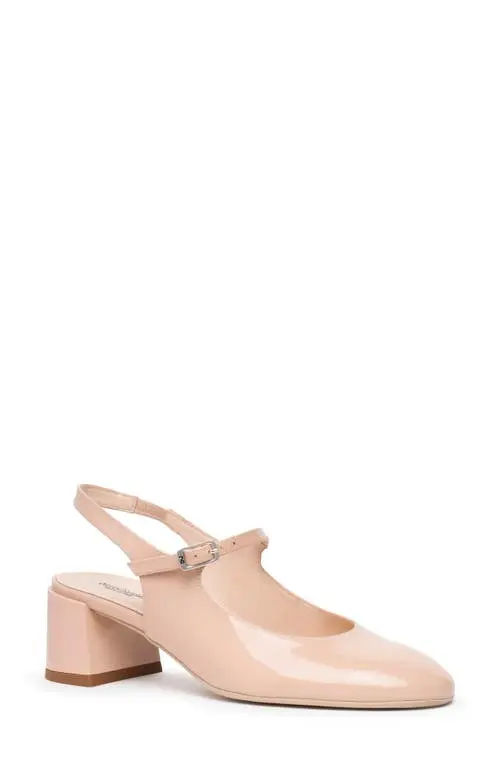 NEROGIARDINI Slingback Block Heel Pumps - Natural