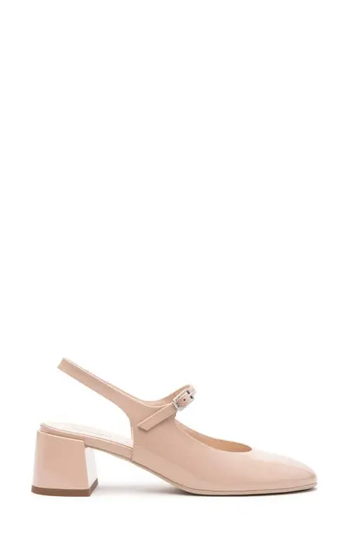 NEROGIARDINI Slingback Block Heel Pumps - Natural