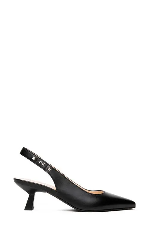 NEROGIARDINI Pointed Toe Slingback Pumps - Black