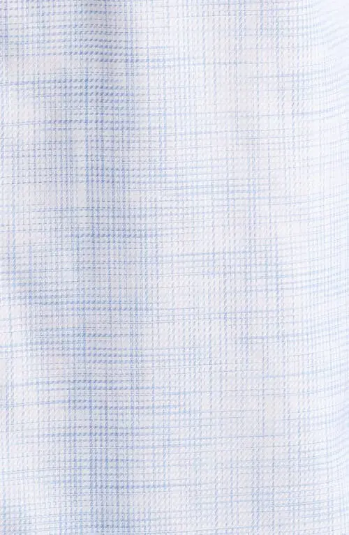 Johnston & Murphy Cross Hatch Cotton Dobby Button-up Shirt