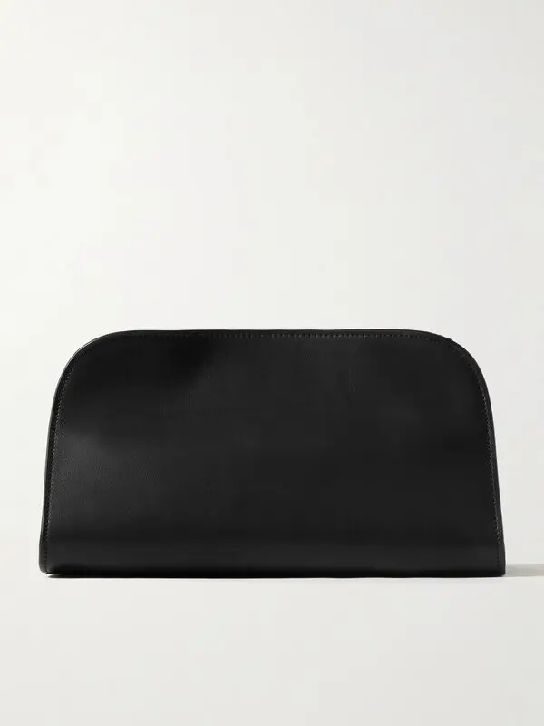 THE ROW Peggy Leather Clutch
