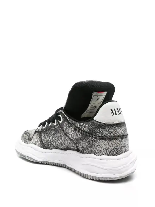 Mihara Yasuhiro Leather Sneakers - Black