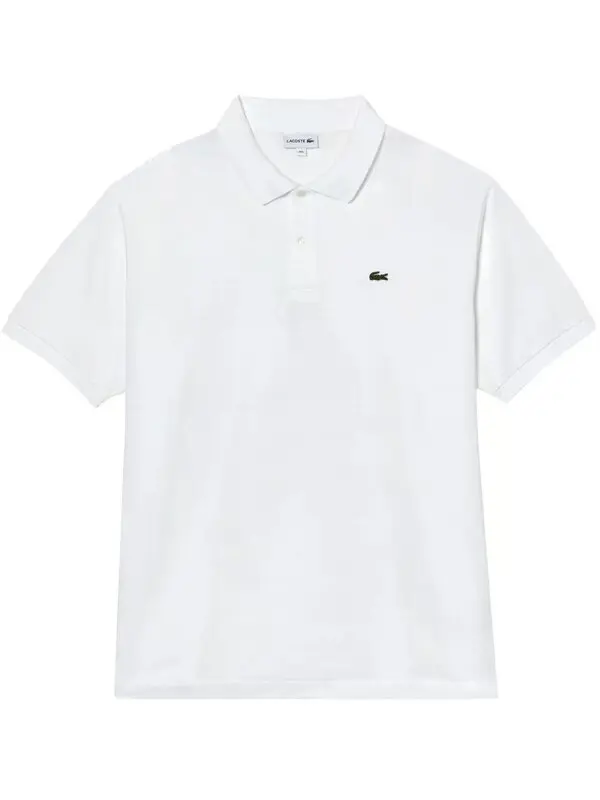 Lacoste Appliqué Polo Shirt - White