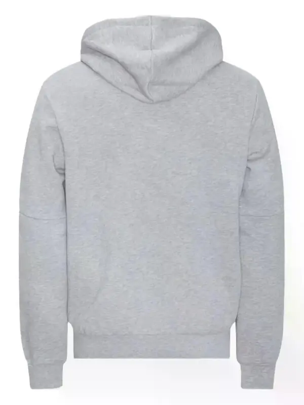 Lacoste Zipped Fleece Silver Hoodie