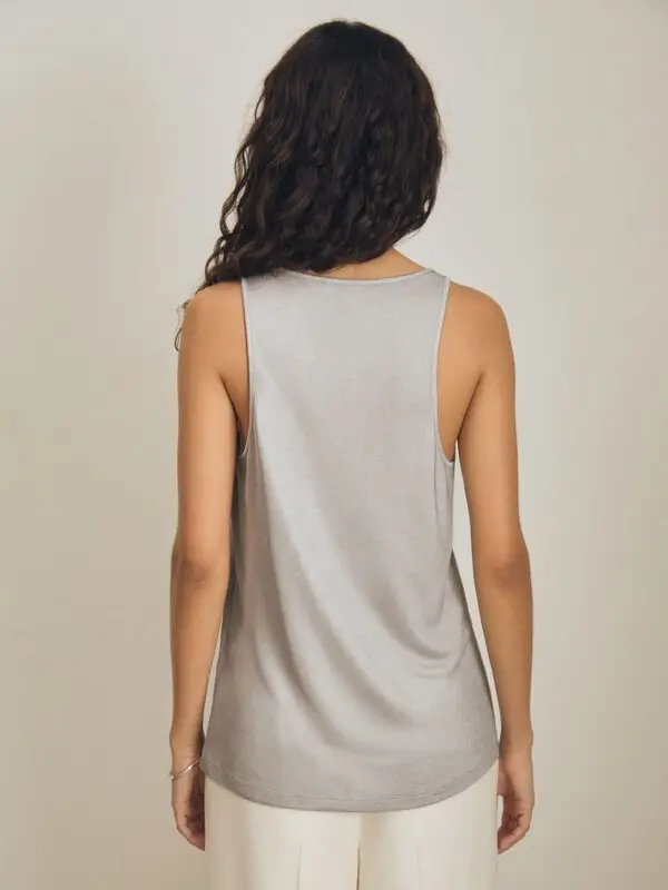 REISS Scoop Neck Vest