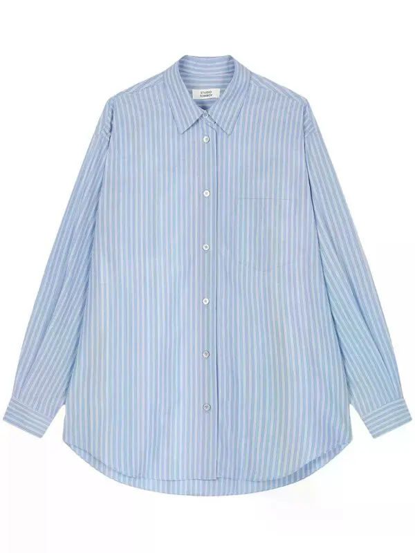 STUDIO TOMBOY Striped Button-down Shirt