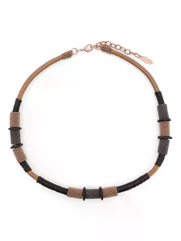 Brunello Cucinelli Beaded Necklace - Brown