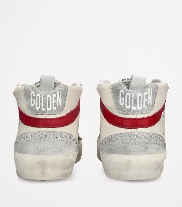 GOLDEN GOOSE Leather Mid Star Low-top Sneakers