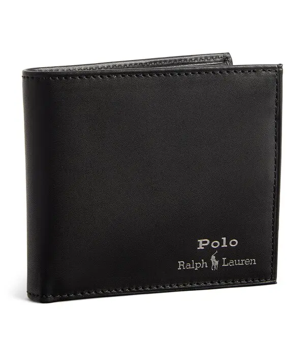 Polo Ralph Lauren Leather Logo Bifold Wallet