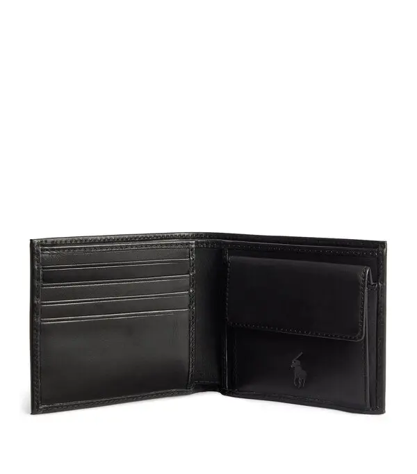 Polo Ralph Lauren Leather Logo Bifold Wallet