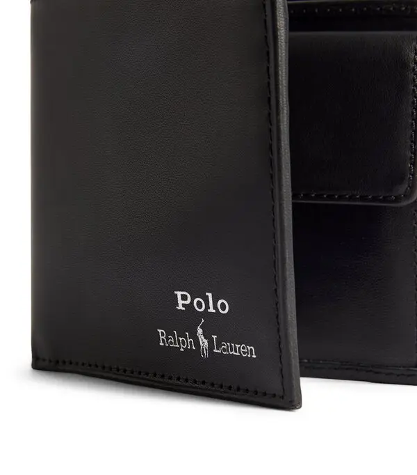 Polo Ralph Lauren Leather Logo Bifold Wallet